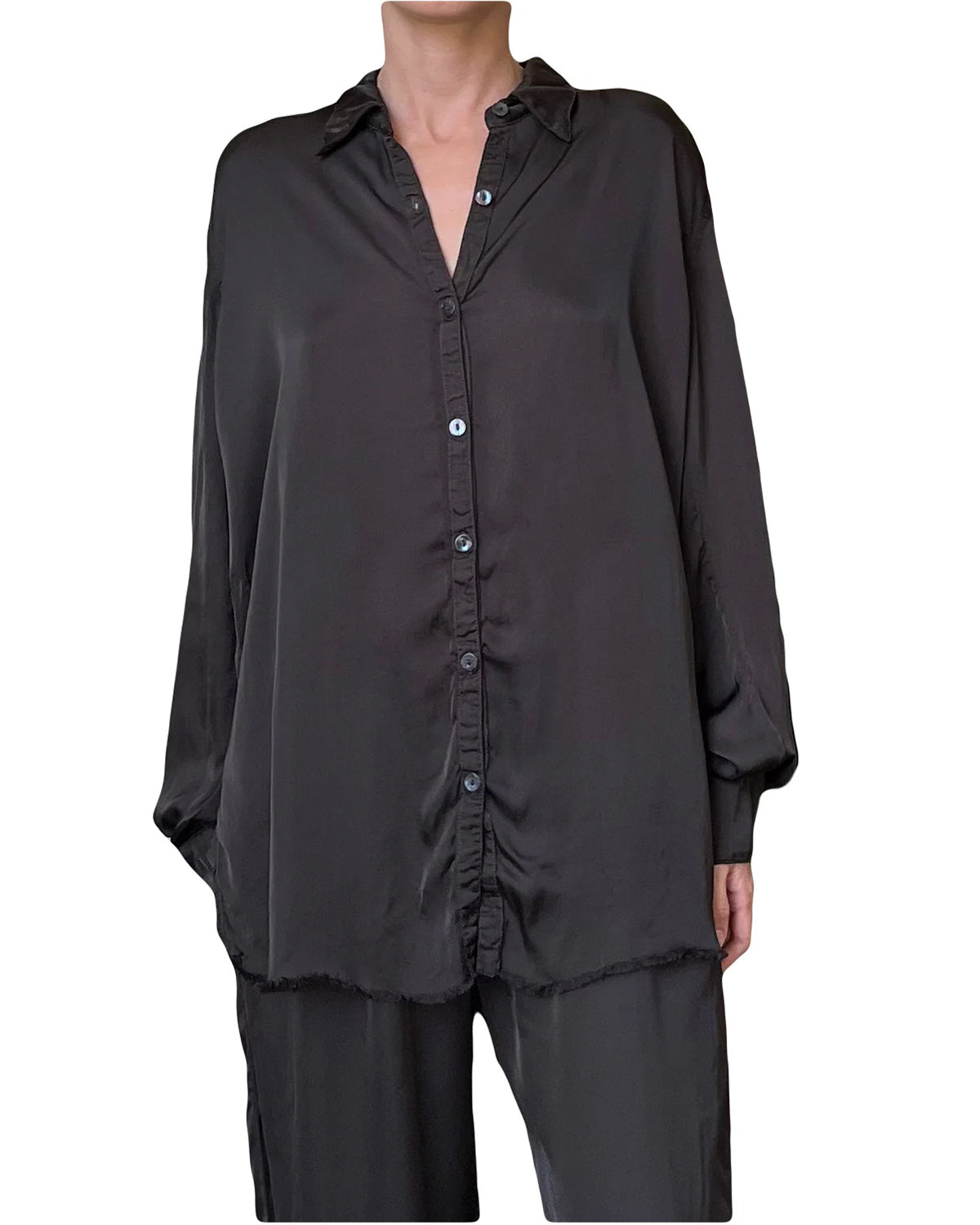 Capri Shirt | Chocolate – Well Heeled