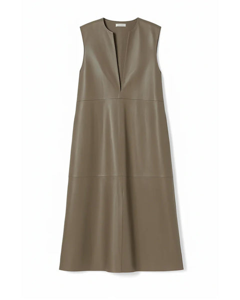 Grenn Pilot Payton Leather Dress | Mocha – Well Heeled